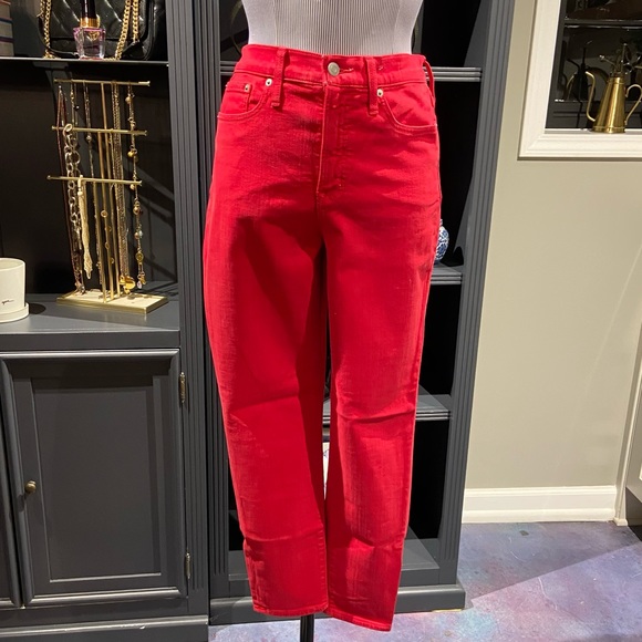 J. Crew | Jeans | J Crew Red Jeans | Poshmark